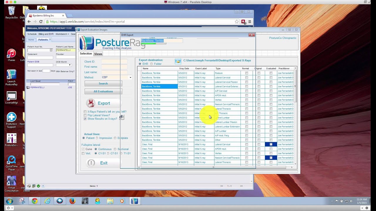 Genesis PostureRay Export Tutorial - YouTube