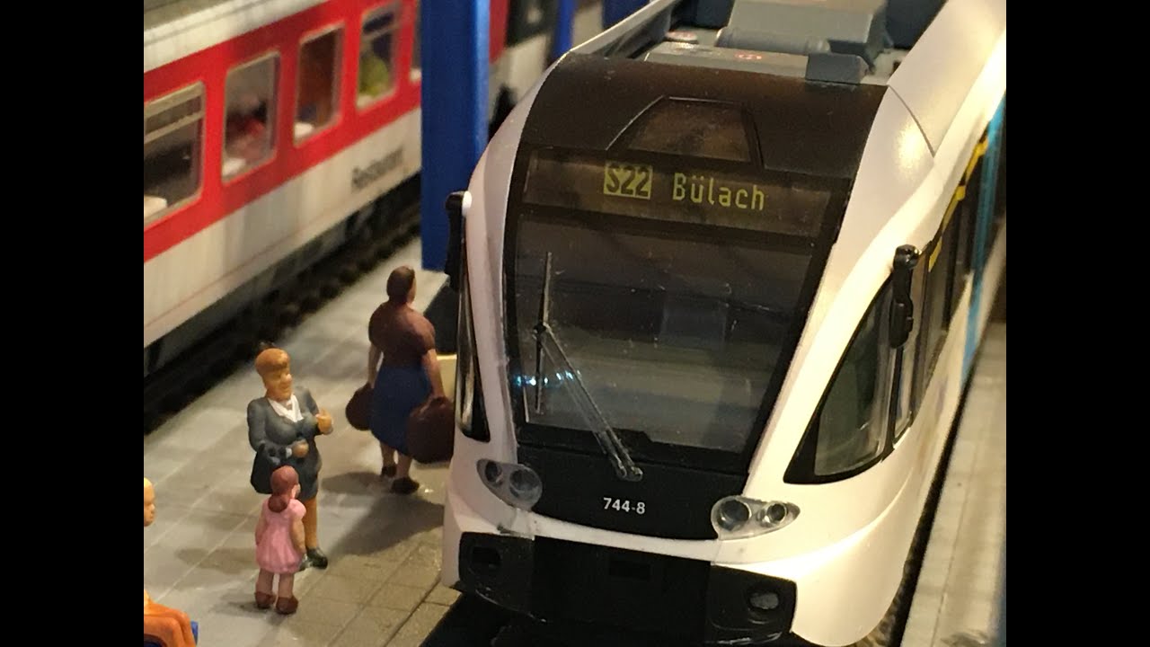 Modelleisenbahnanlage Schweiz 1:87 - Swiss Model Trains H0 - YouTube