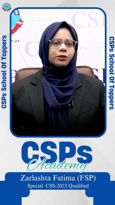 Zarlashta Fatima (FSP) 13th Position in Special CSS-2023 | Mock Interview by CSPs Academy ...