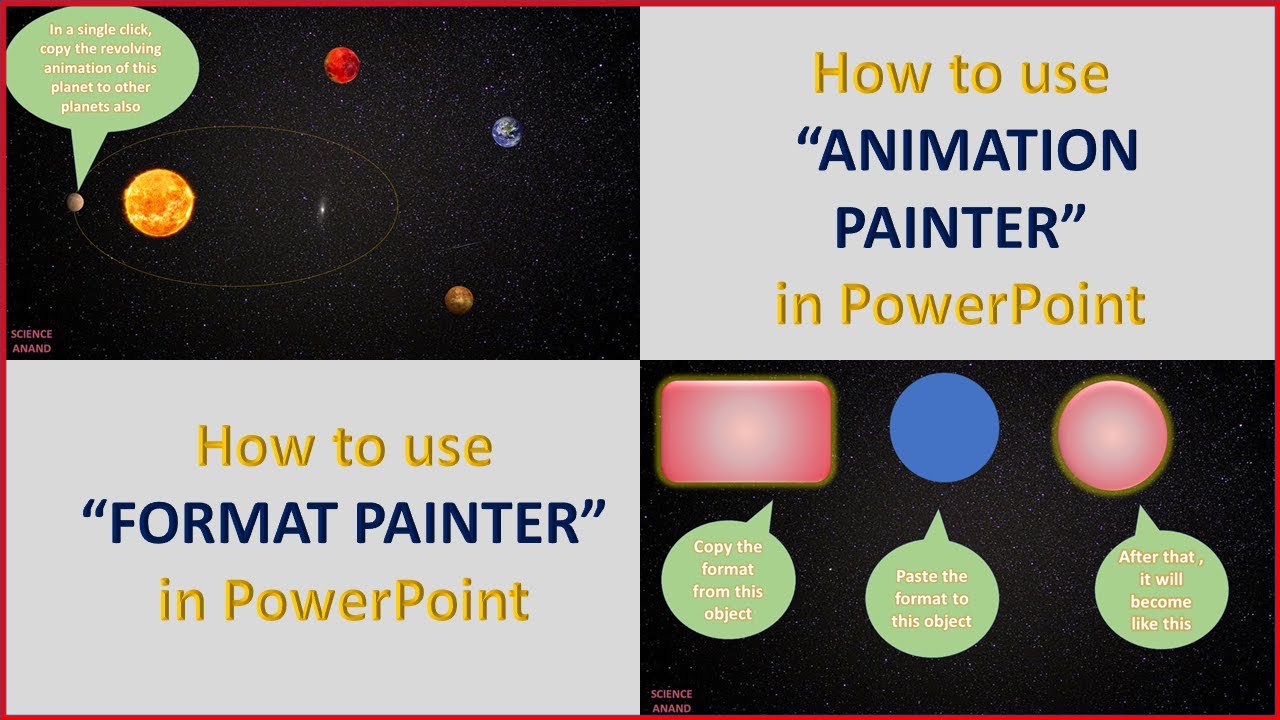 HOW TO USE FORMAT PAINTER AND ANIMATION PAINTER IN POWERPOINT YouTube HOW TO USE FORMAT PAINTER AND ANIMATION PAINTER IN POWERPOINT YouTube