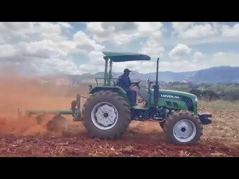 WEICHAI LOVOL TH754 75HP 4WD TRACTOR TRACTEUR IN AFRICA - YouTube