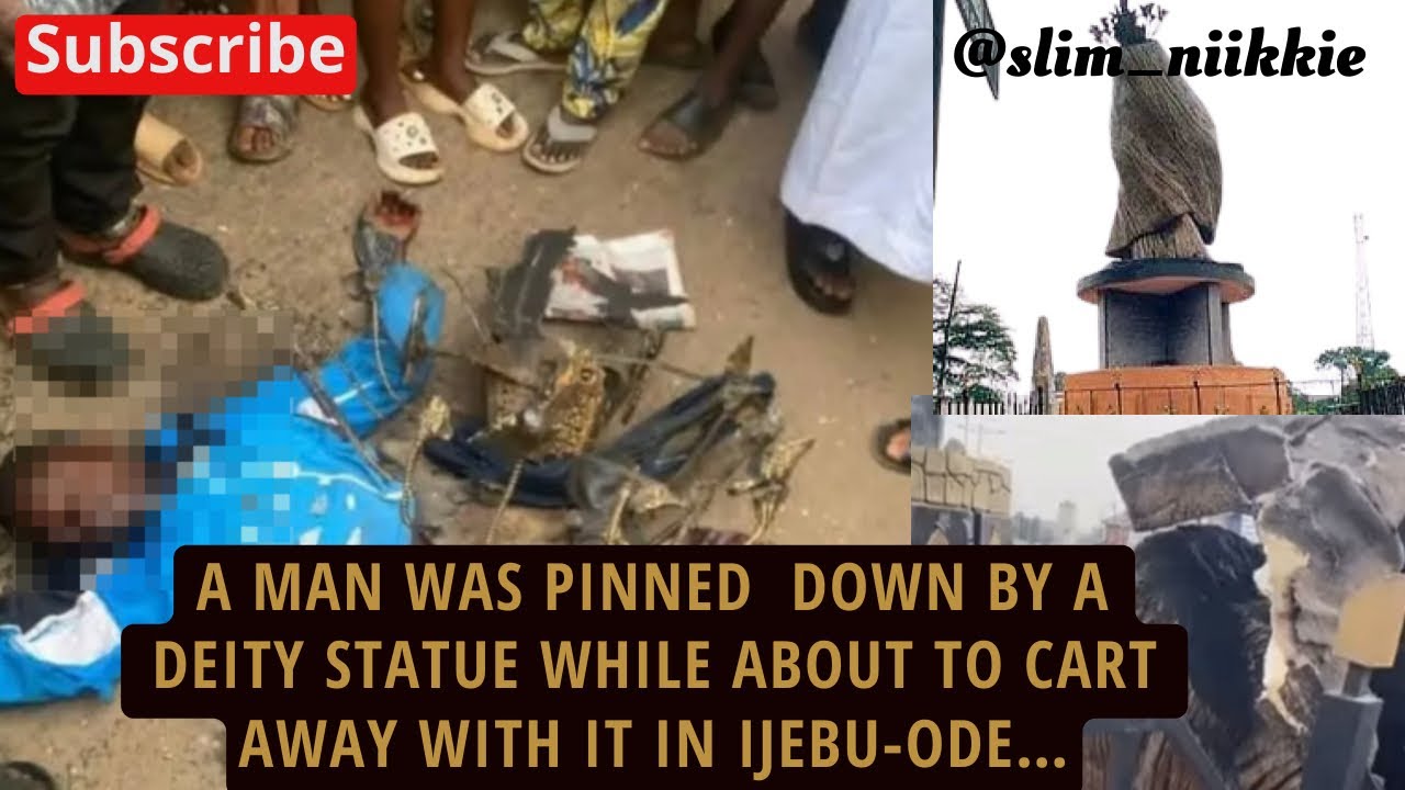 HE WAS PINNED DOWN WHILE TRYING TO STEAL A DIETY STATUE CALLED AGEMO IN ...