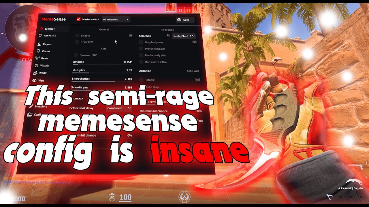 This semi-rage MEMESENSE config is INSANE! (UNDETECTED EVEN AFTER VAC 3 ...