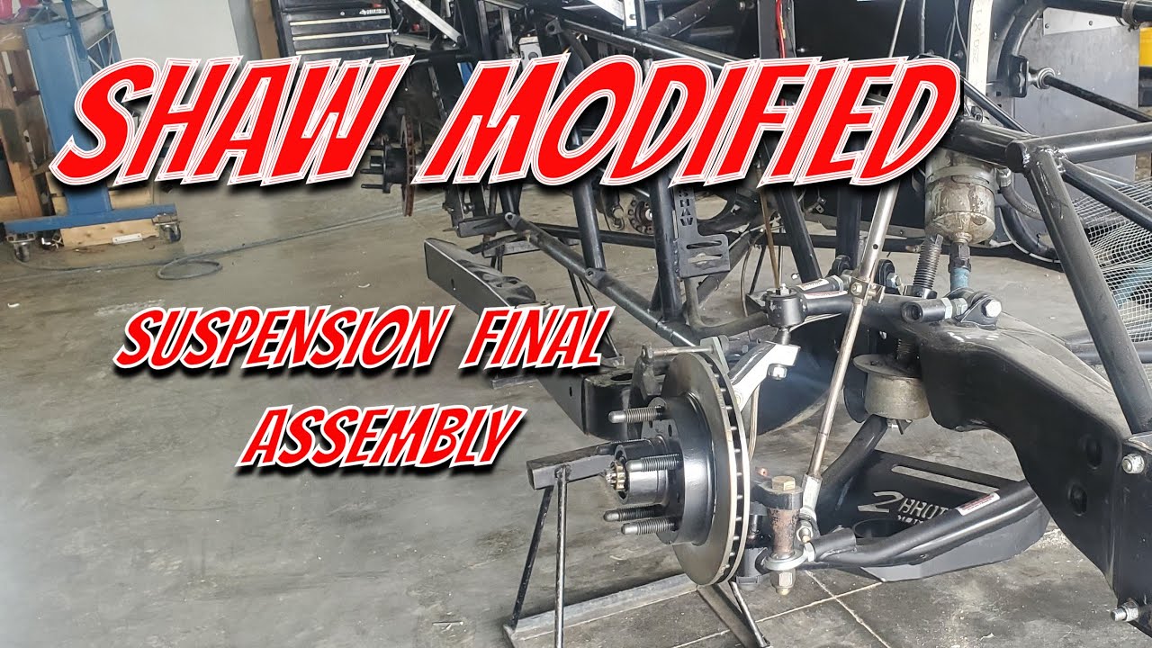 final assembly of the rear suspension - YouTube