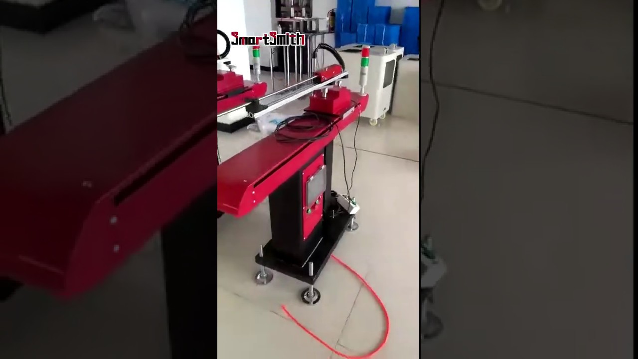 Graphite spraying manipulator for hot forging process - 1 - YouTube