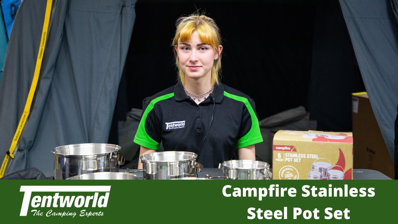 Campfire Nesting 6 Piece Pot Set - the perfect set for family camping ...