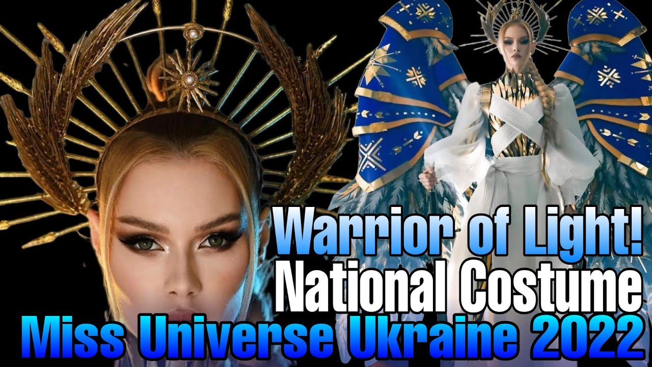 WARRIOR OF LIGHT National Costume of Miss Universe Ukraine 2022 ...