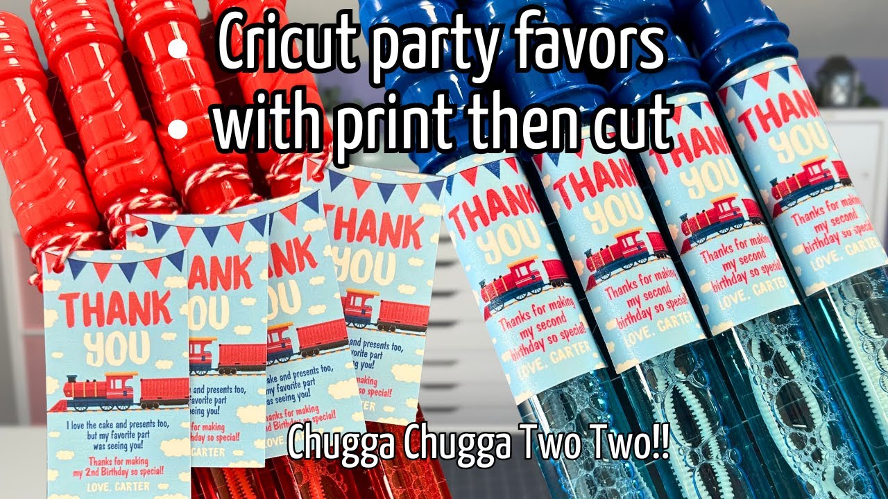Cricut party favor for kids birthday party (DIY party favor with Cricut ...