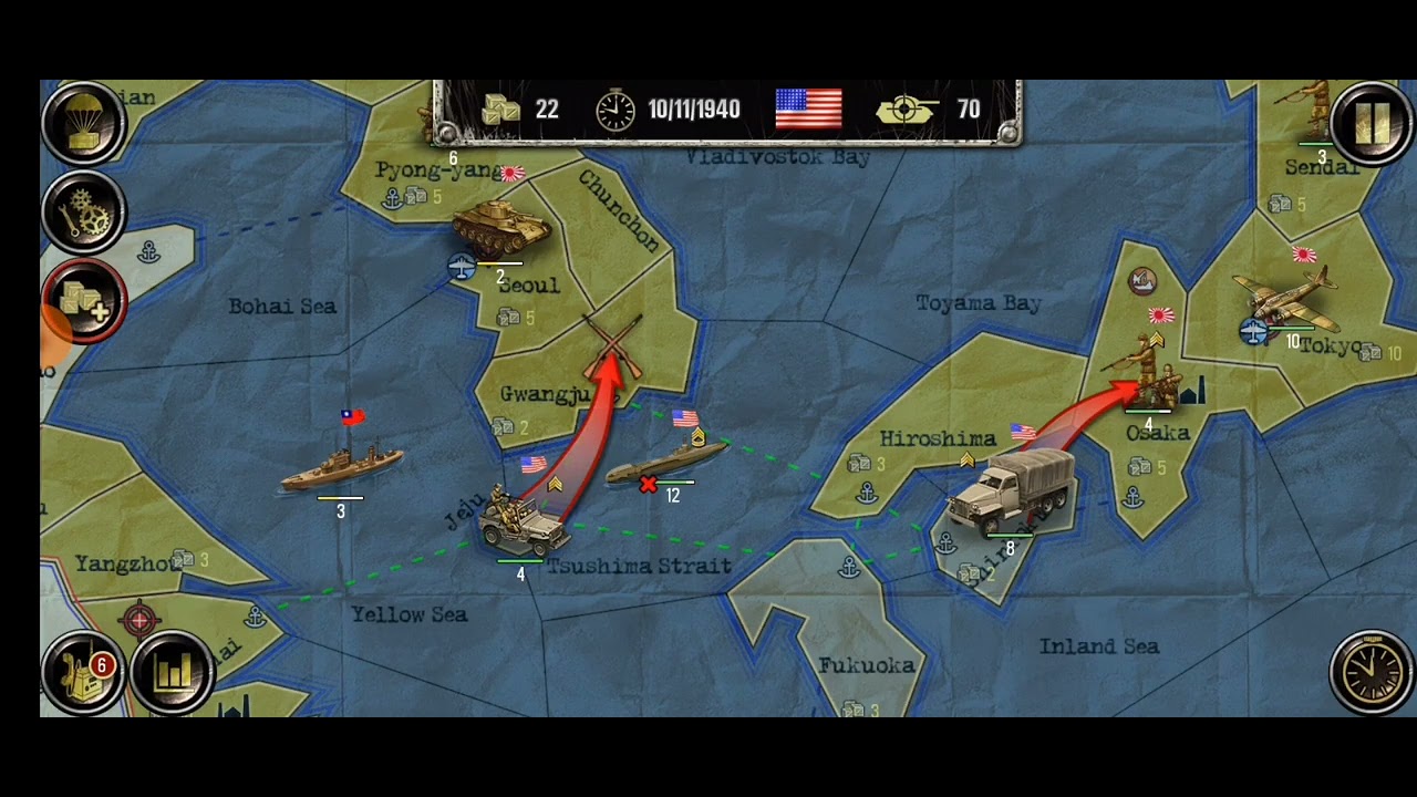 Strategy and Tactics WW2 Sandbox: Asia - USA (Mission 2) - YouTube