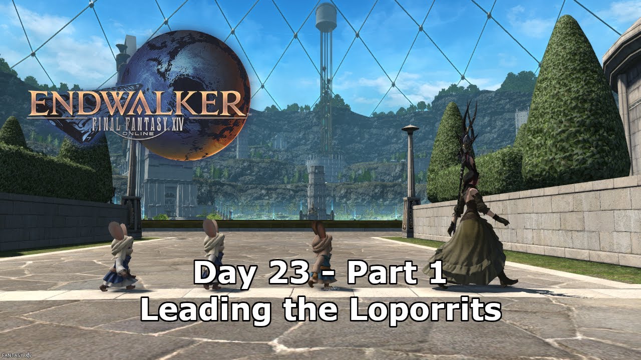 Leading the Loporrits - FFXIV Endwalker MSQ Day Day 23 Part 1 - YouTube