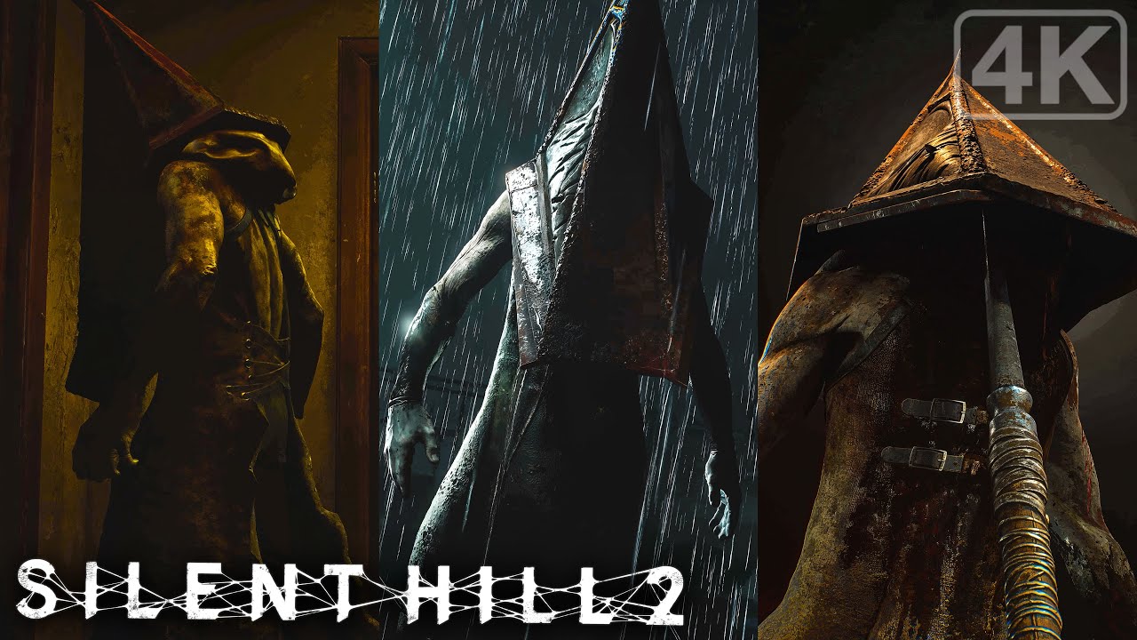 All Pyramid Head Scenes｜Silent Hill 2 Remake｜4K RTX - YouTube