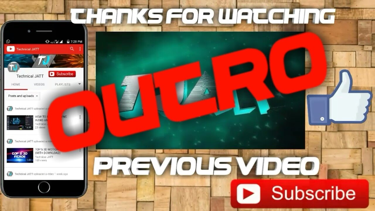 HOW TO MAKE MOTION OUTRO(KINEMASTER) - YouTube