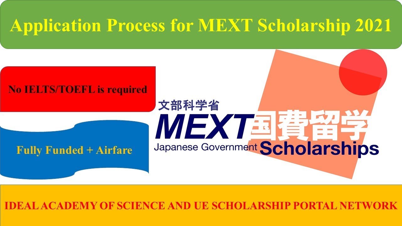 Complete Application Process for MEXT Undergraduate Scholarship 2021 ...