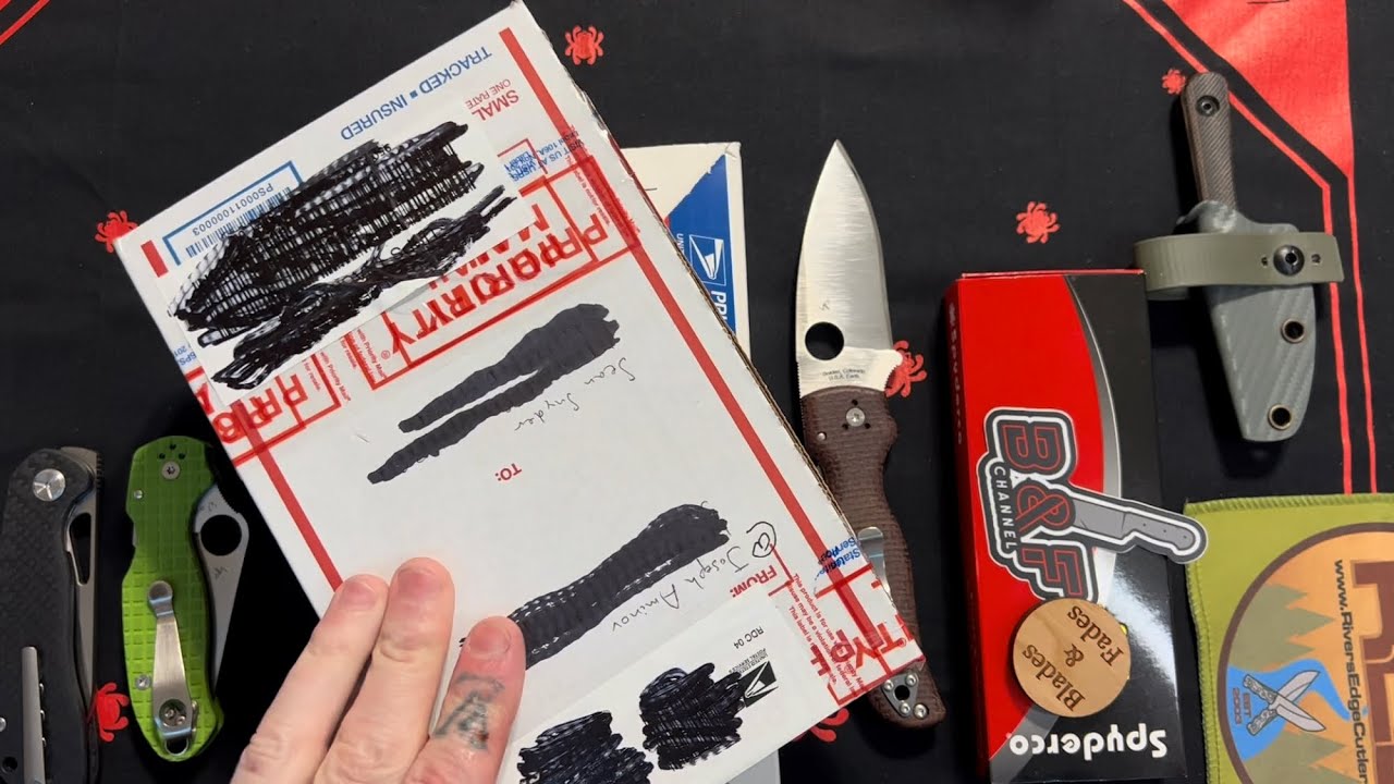 UNBOXING 2 KNIVES IN FOR SHARPENING - KNIVES FOR SALE - HOW TO PACK A ...