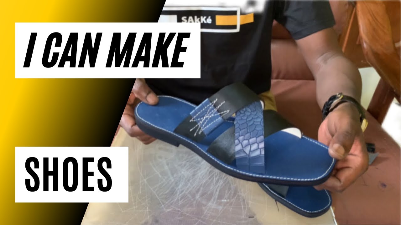 Processus de fabrication de sandales en cuir - YouTube