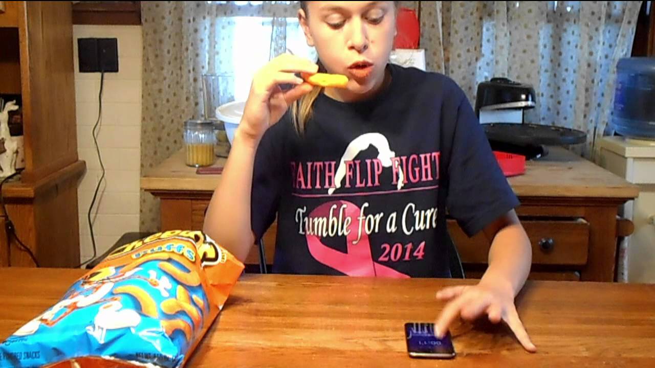 Cheeto Puff Challenge - YouTube