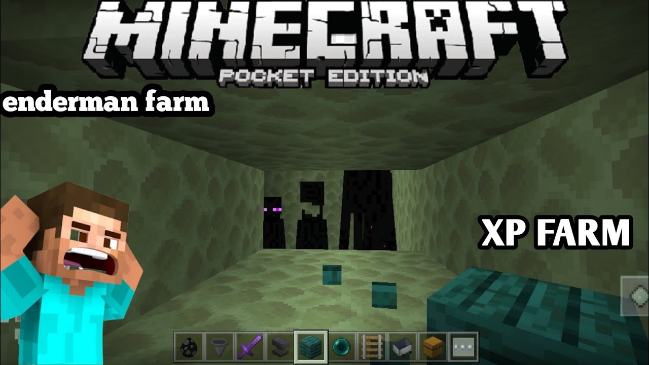 how to make Ender man XP farm in minecraft @Zgamingofficial - YouTube