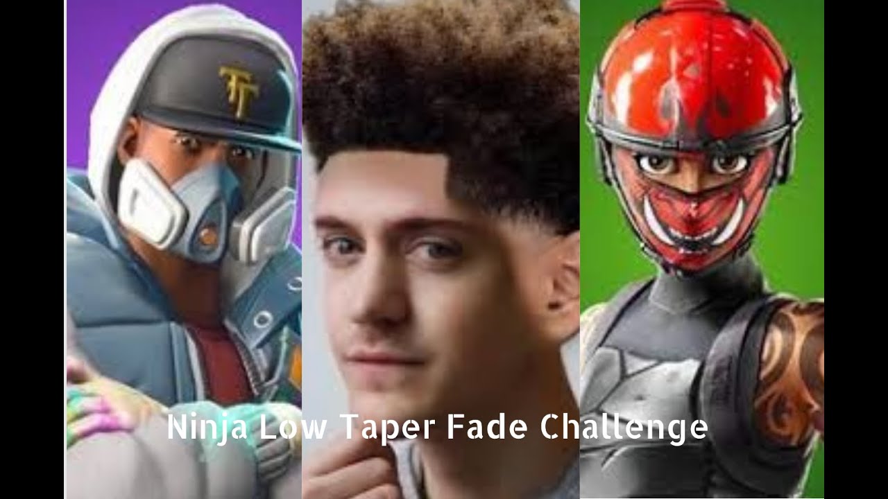 Im Back And Playing Fortnite Low Taper Fade Challenge - YouTube