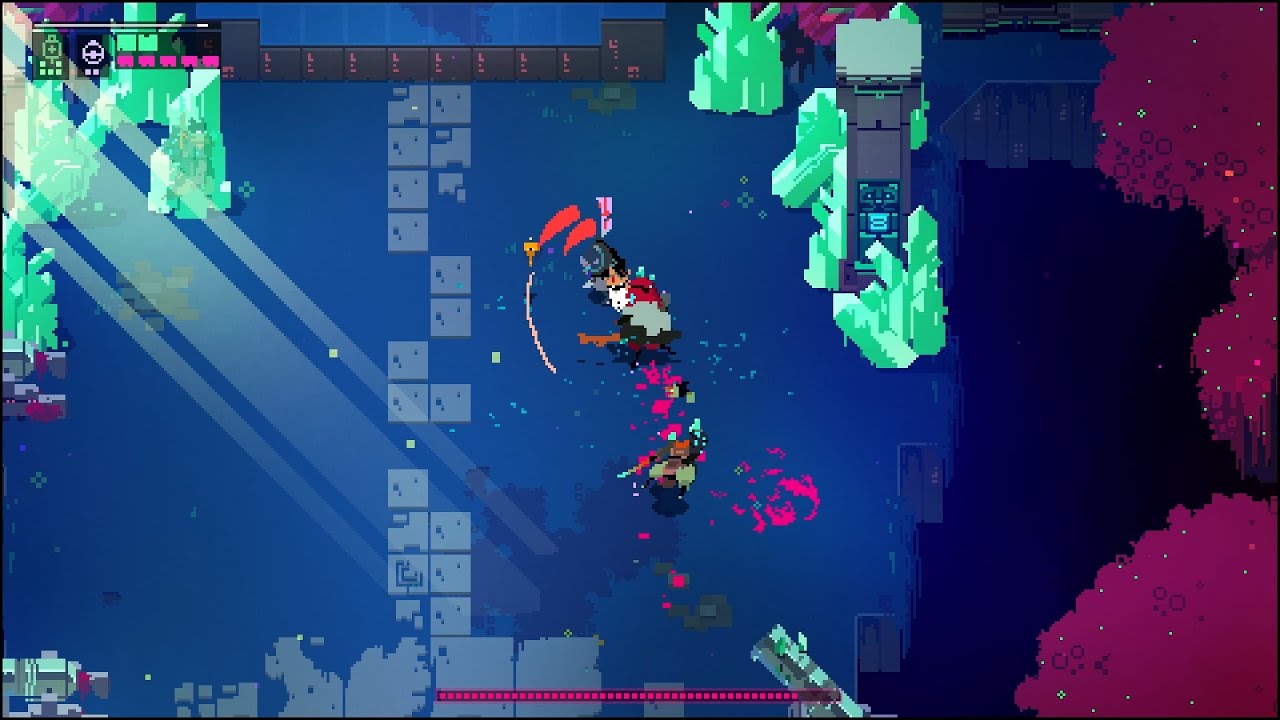 Hyper Light Drifter - NG+ - The Hanged Man (Crystal Forest Boss) - PS4 ...
