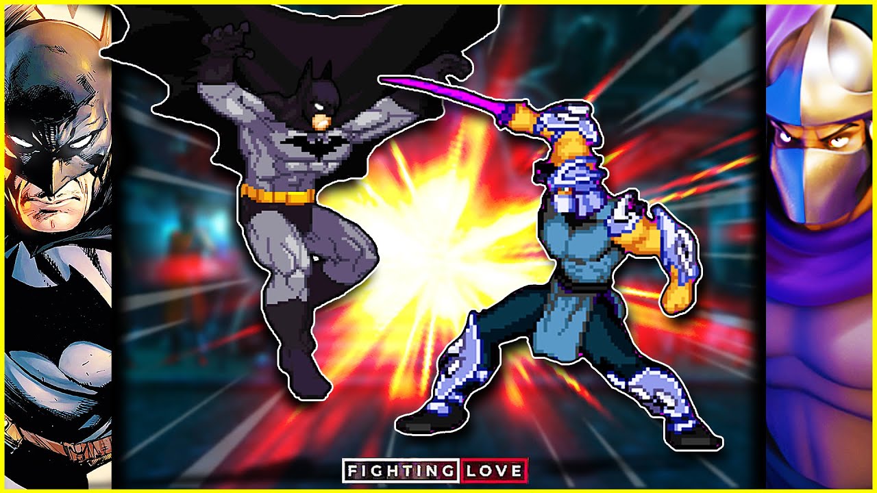 Batman VS Shredder 🔴HIGHEST LEVEL NINJA FIGHT! (RIP Kevin Conroy) - YouTube