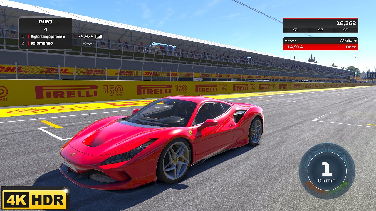 Formula 1 Italia Monza Ferrari F8 Tributo Ultra High Realistic Graphics ...