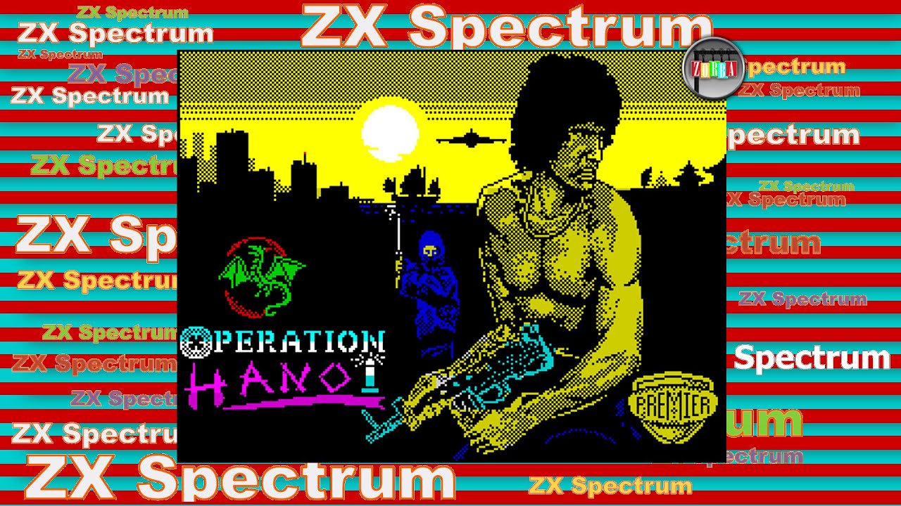 ZX Spectrum игра Operation Hanoi - прохождение стрелялки на спектрум ...