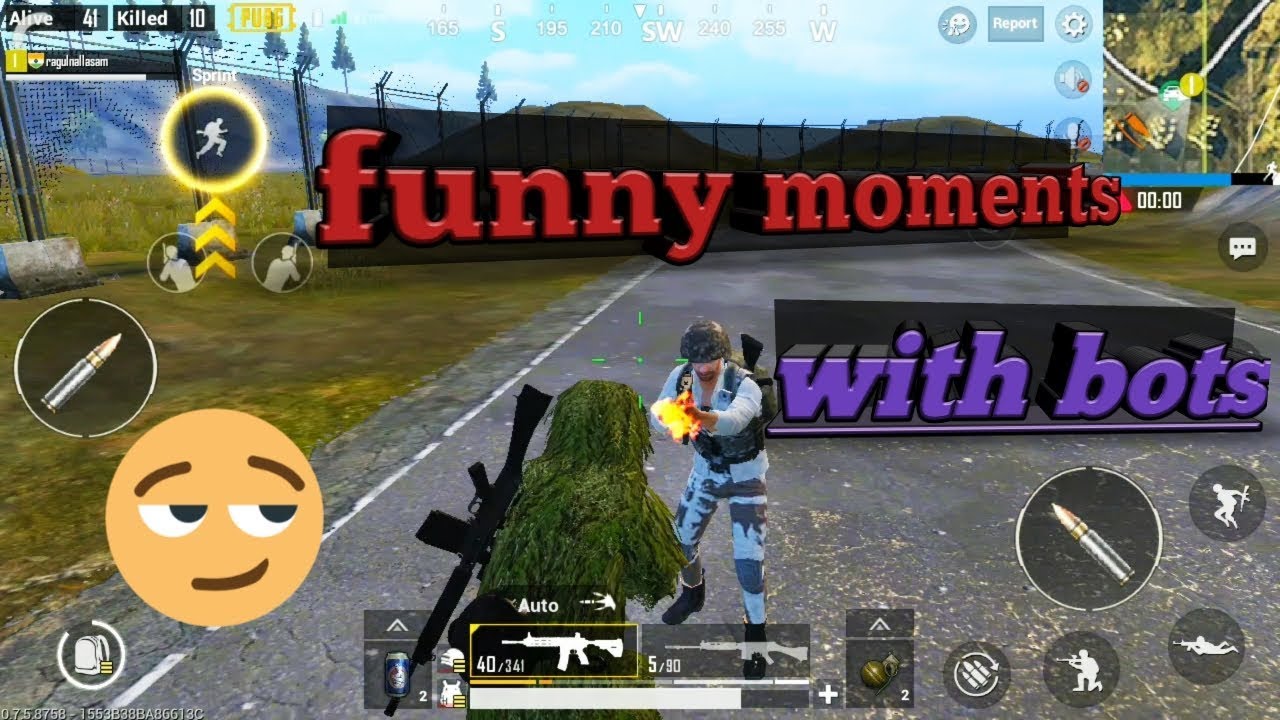 Pubg mobile funny moments with bots watch fully - YouTube