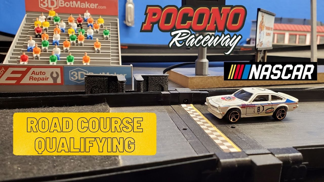 NASCAR 1/64 Cup Qualifying for Pocono Road Course 2020 - YouTube