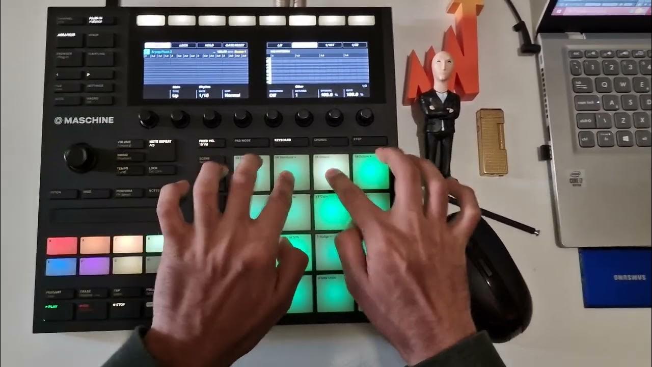 Creating EarthBone Music Using the Native Instruments Maschine MK3 - YouTube