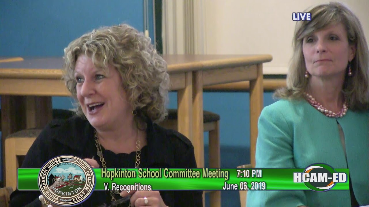School Committee Meeting: June 6, 2019 - YouTube
