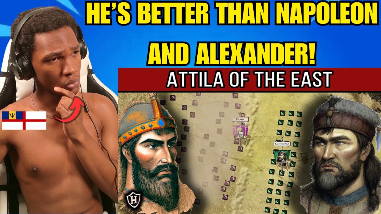caribbean british reacts to Battle of Merv 484 AD Attila of the East ...