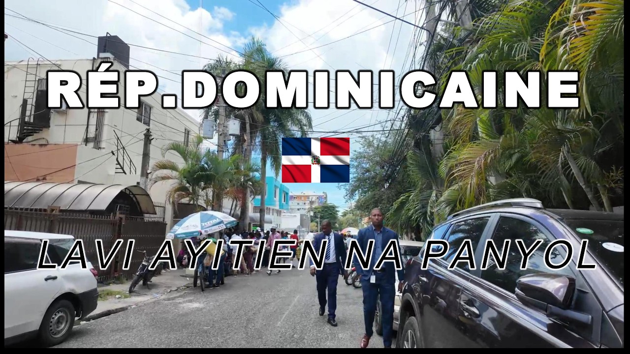 RÉP.DOMINICAINE LAVI AYITIEN NAN PANYOL, MISÈ POU YON PASPÒ - YouTube