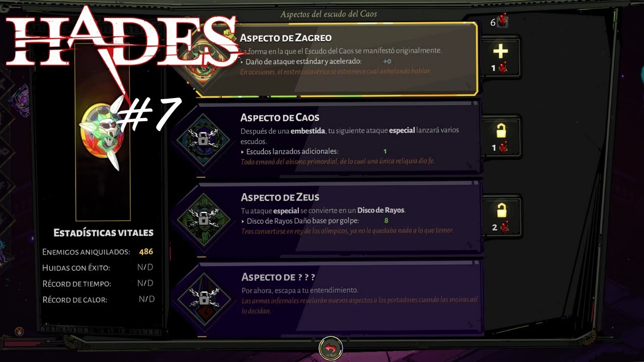 DESCUBRIENDO LOS ASPECTOS OCULTOS DE LAS ARMAS | HADES#7 - YouTube