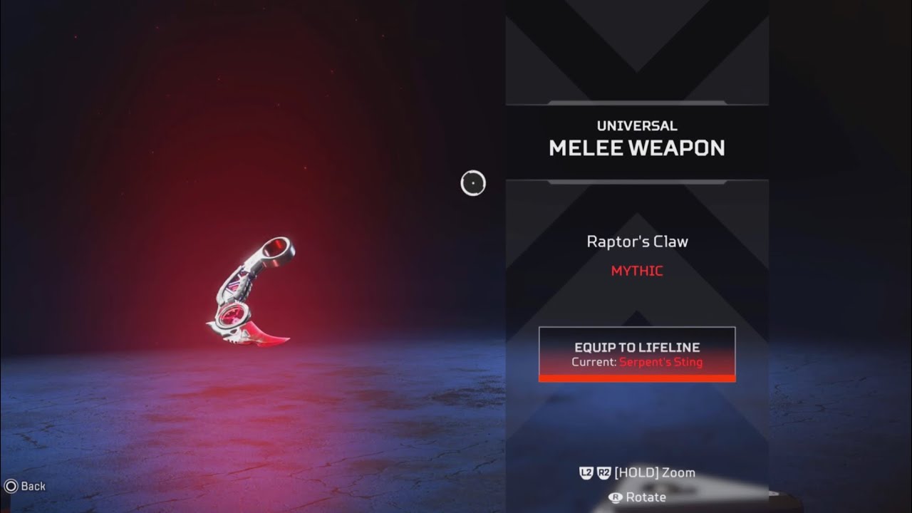 Forcing myself to get the new raptors claw heirloom |apex legends ...