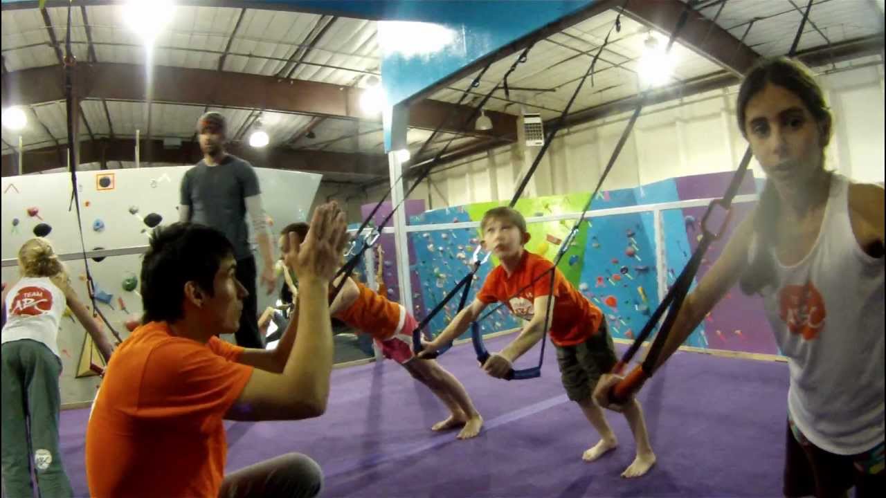 Team ABC kids climbing gets TruFit - YouTube