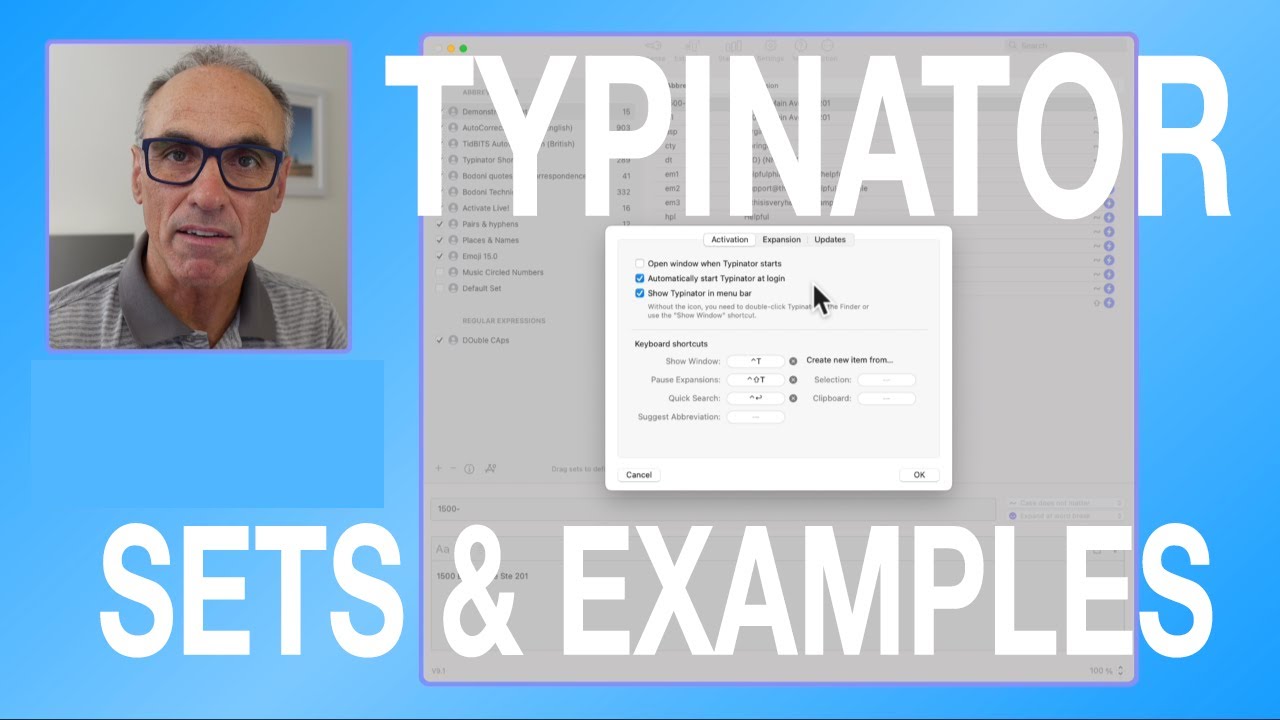 Typinator - Sets & Examples - YouTube