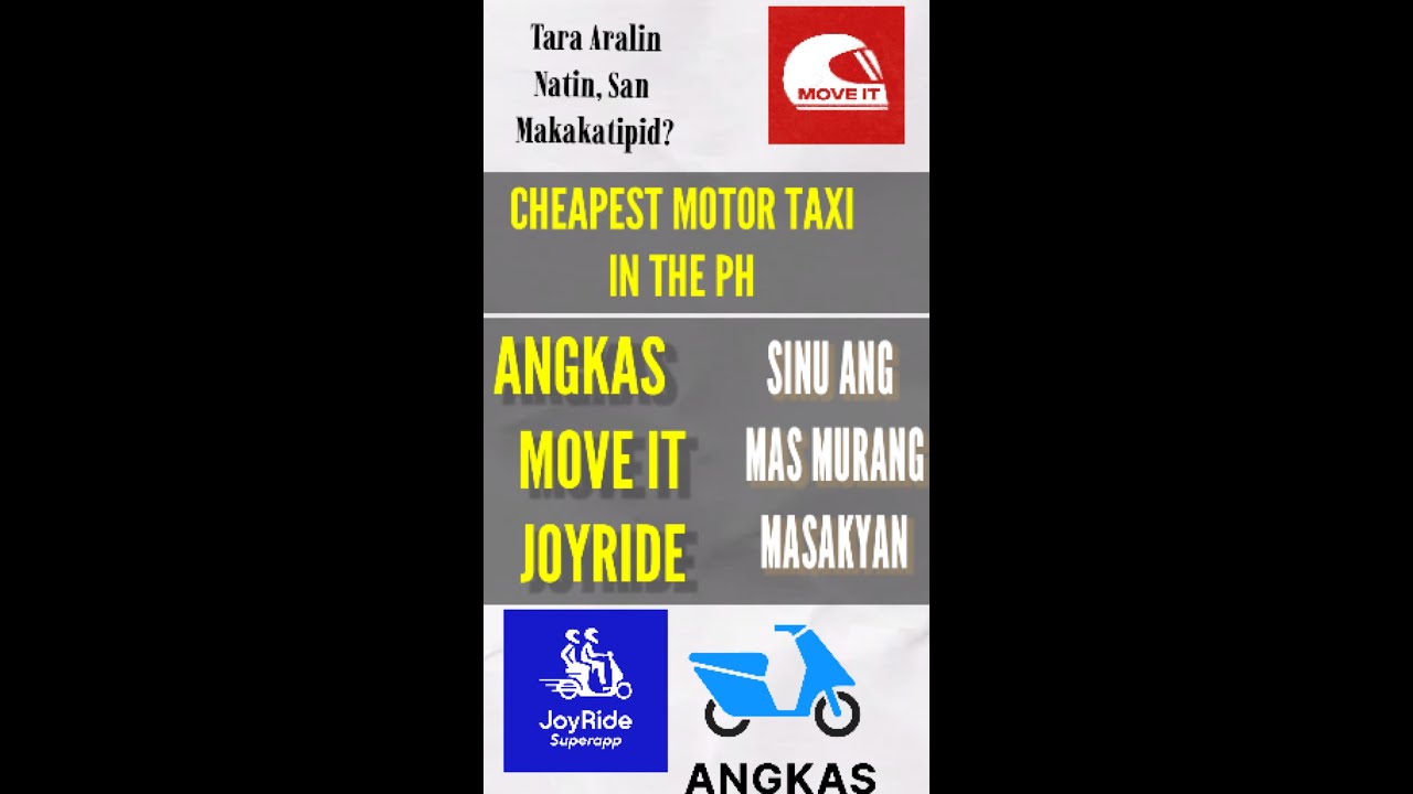 Angkas vs. Move It vs. JoyRide: Which is the Cheapest? | Detailed ...