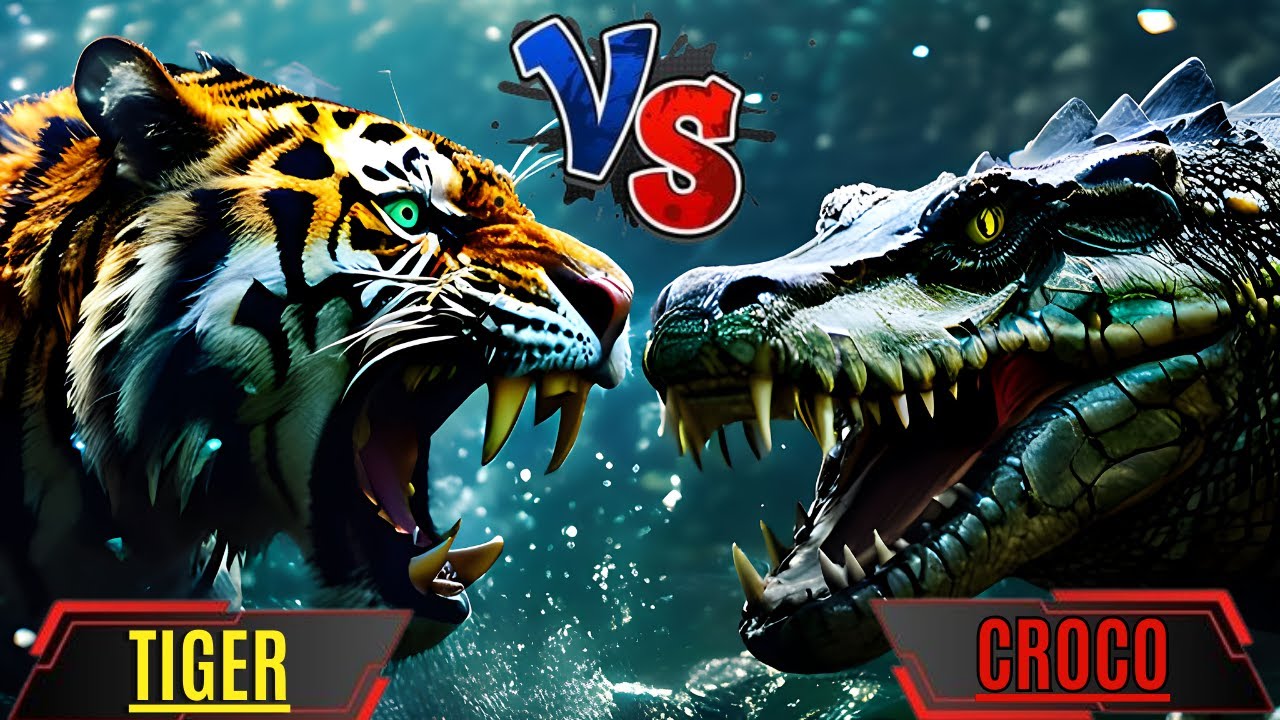 Predator Face-Off: Tiger vs. Crocodile! - YouTube