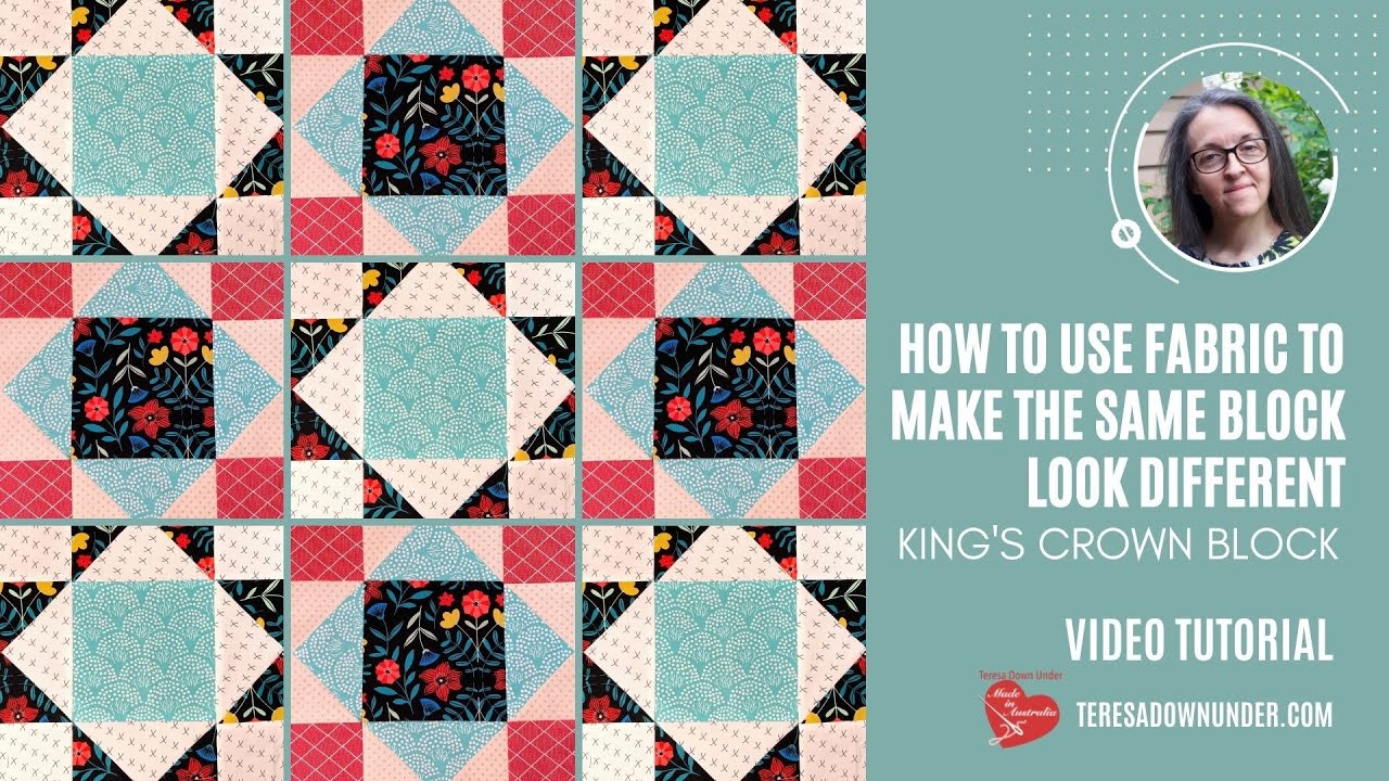 How to make the same block look different - King's crown block - YouTube