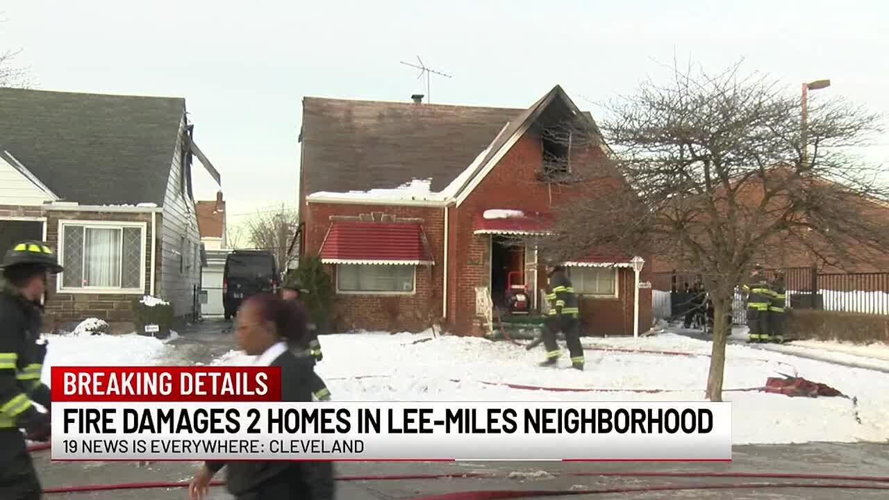 Cleveland firefighters battle 2nd fire of day in Lee Harvard ...