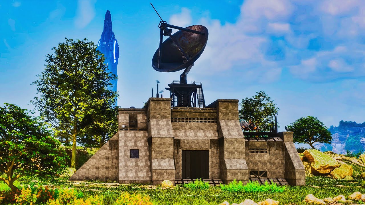 Bunker Satellite Tower | Build Tutorial | ARK: Survival Ascended - YouTube