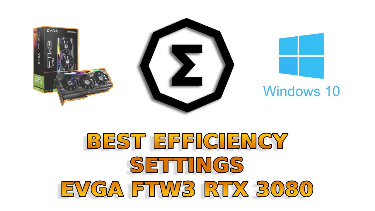 RTX 3080 EVGA FTW3 ERGO MINING SETTINGS - YouTube