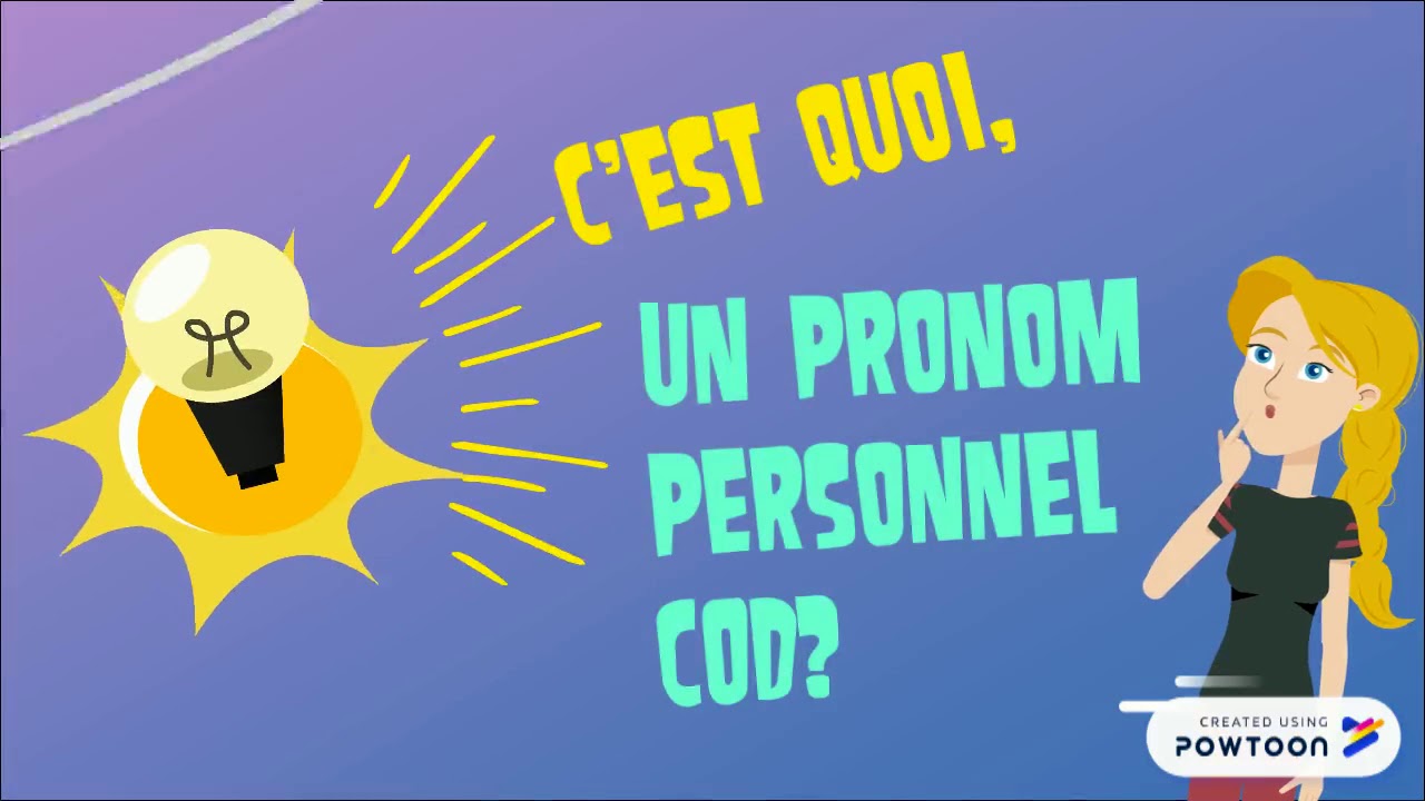 Le COD + le pronom personnel COD: Wat is het? - YouTube