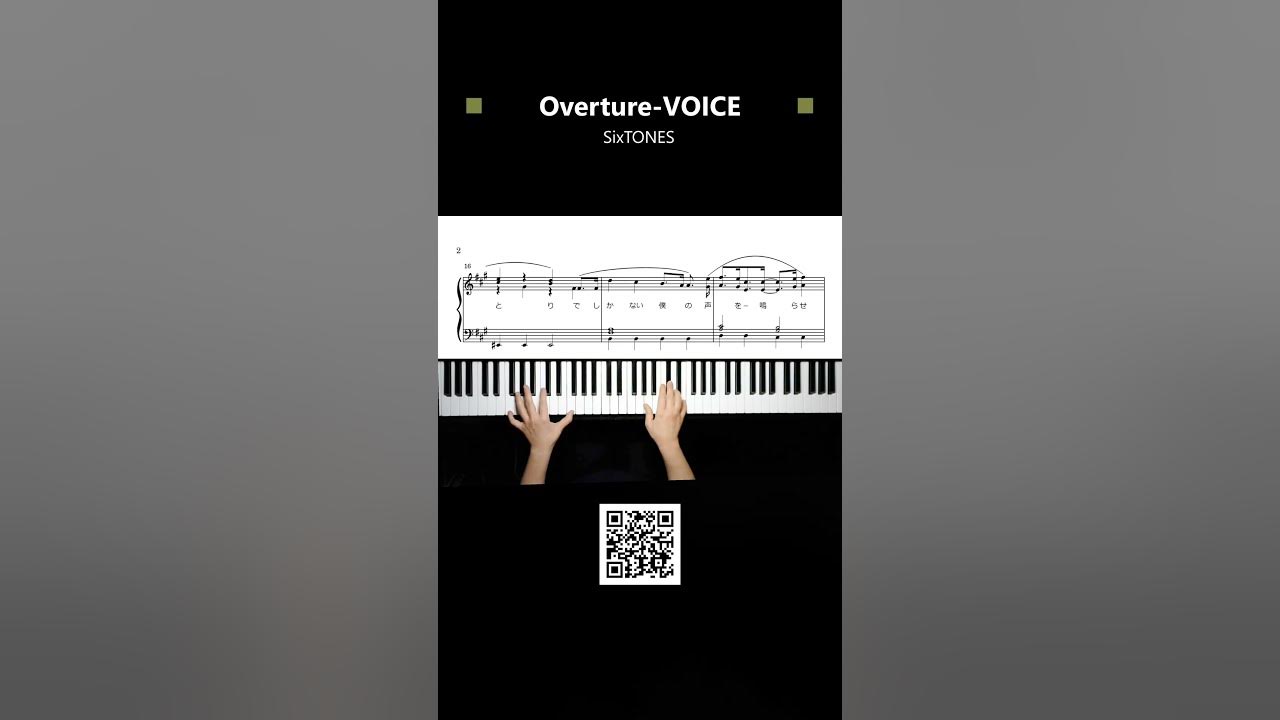 Overture-VOICE SixTONES アルバム「声」より #shorts #OvertureVOICE#SixTONES - YouTube