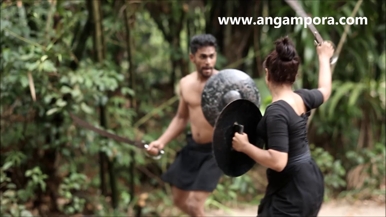 Sword fight Angampora (first person view expirence) - YouTube