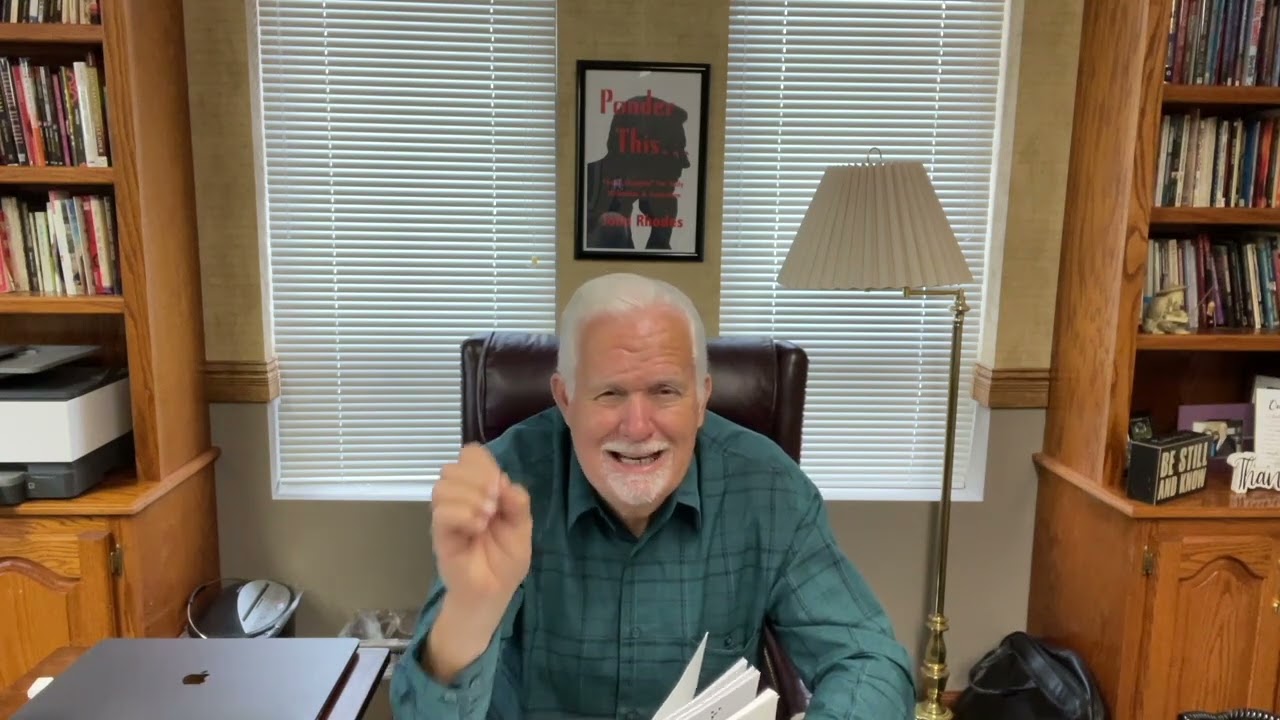 "Ponder This" with Pastor John Rhodes 2022, Week 41, Day 2 - YouTube