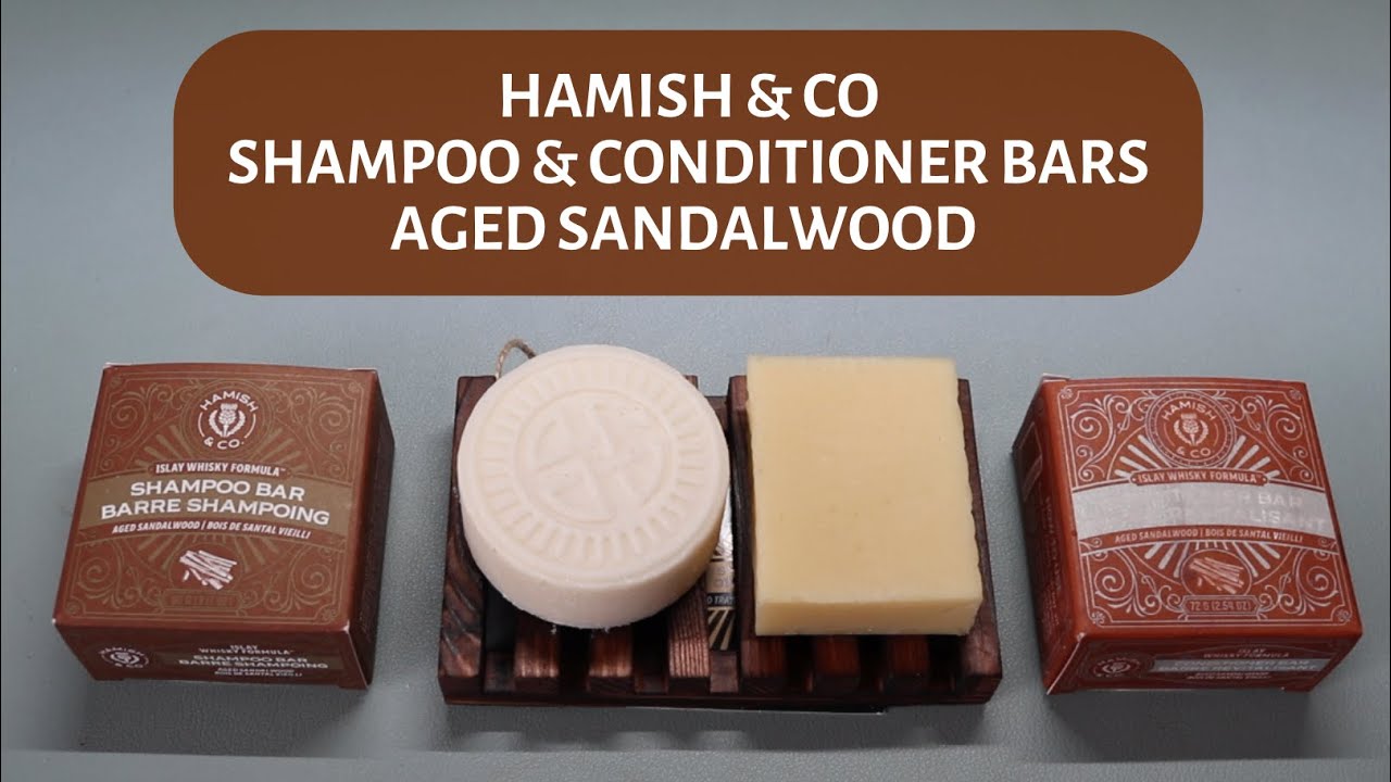 Hamish & Co | Shampoo & Conditioner Bars | Aged Sandalwood - YouTube