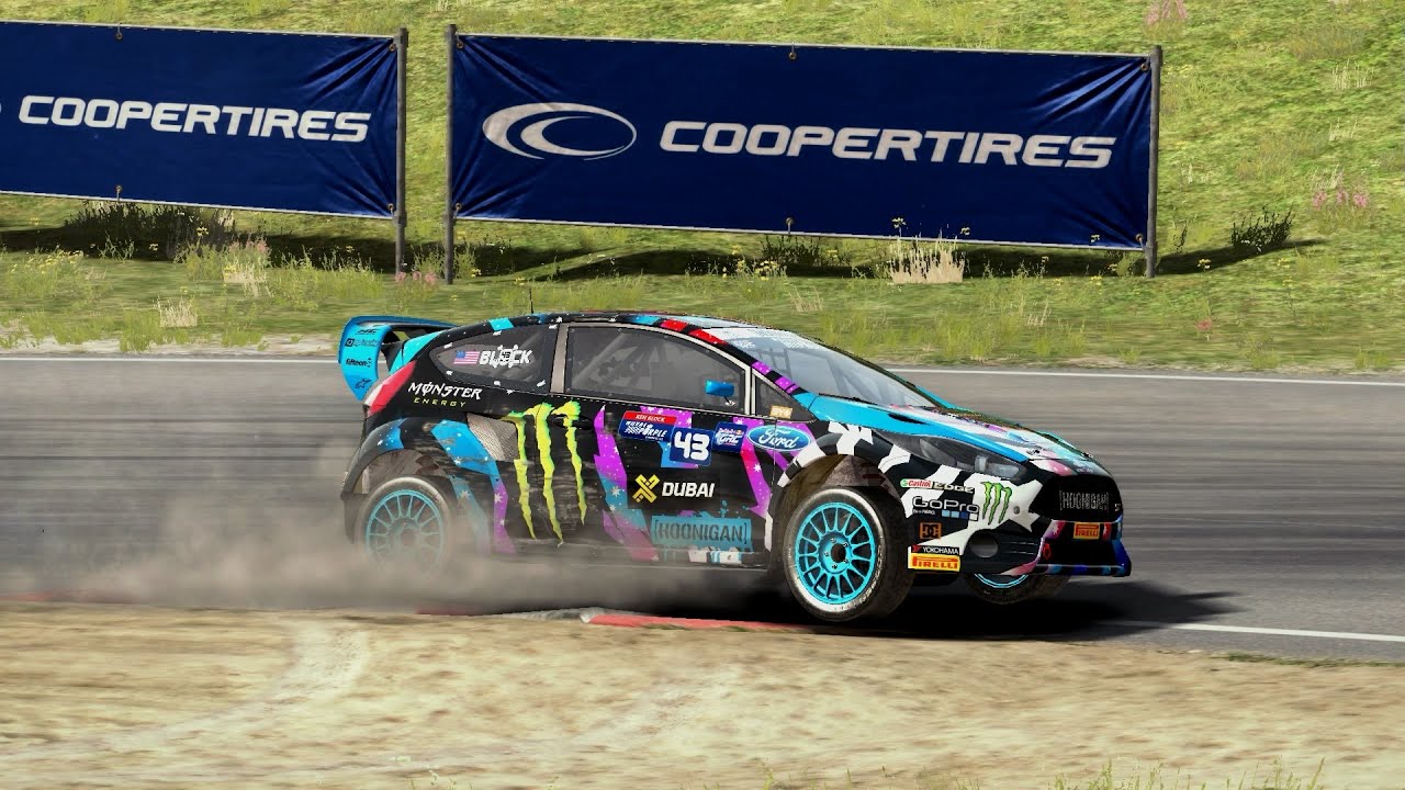 fiesta rallycross ken block dirt rally - YouTube