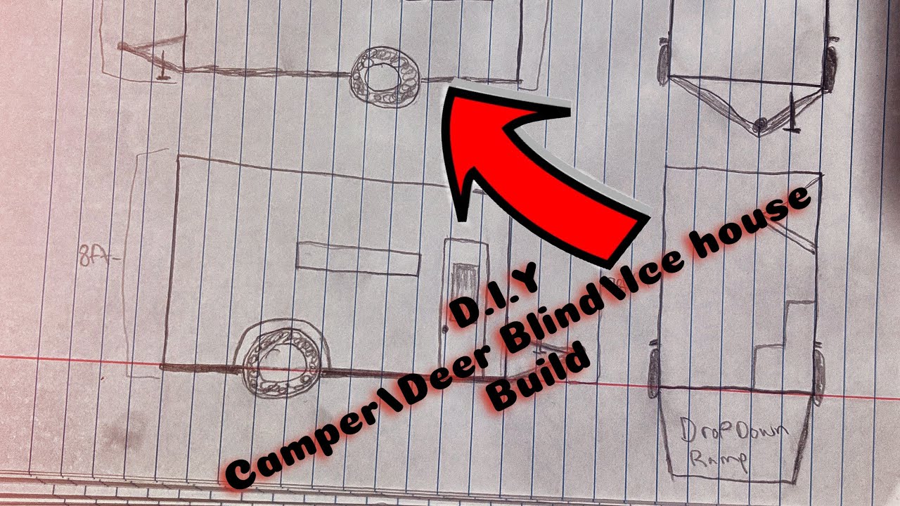 The Frozen Buck | DIY Camper/ Deer Blind/ Ice House | A Tragic Start ...