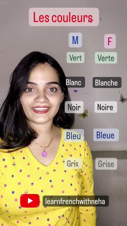 les couleurs | colours in french | learnfrenchwithneha #french # ...